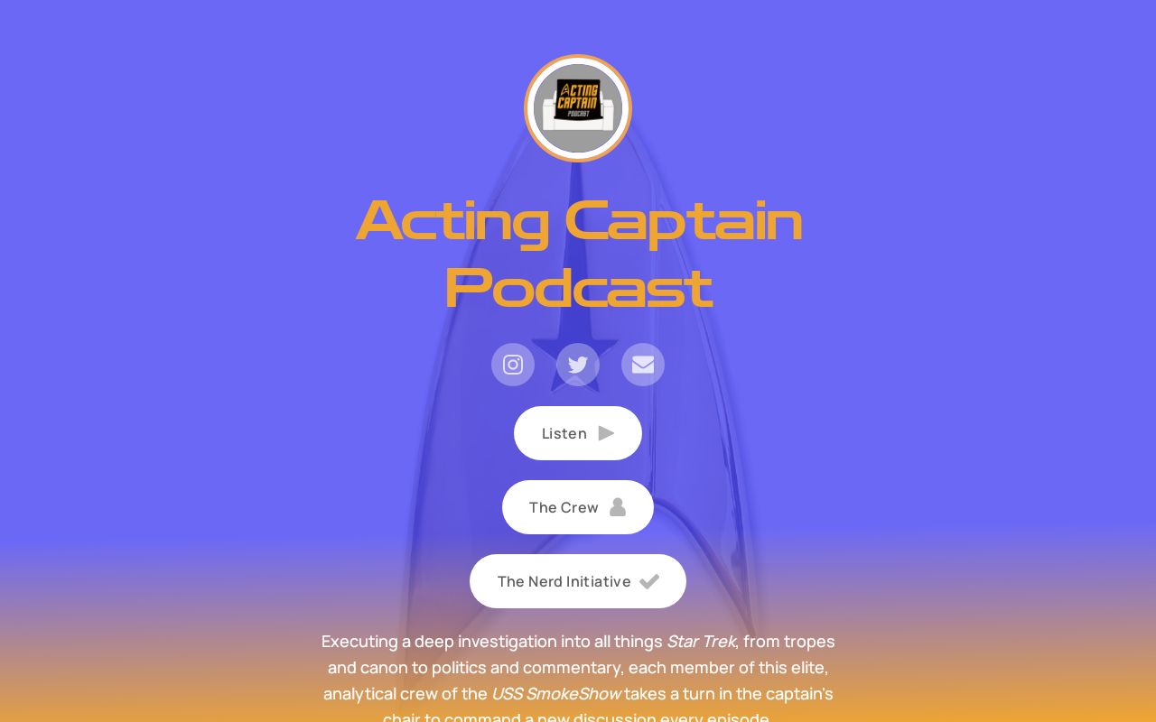 Acting Captain Podcast